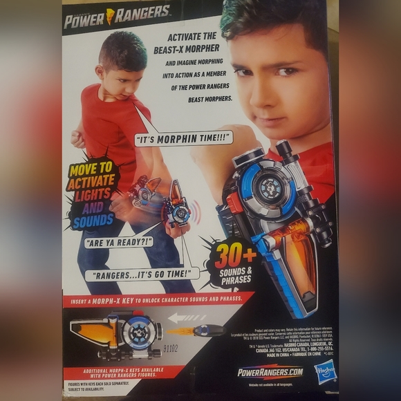 Hasbro | Toys | Power Rangers Beast Morphers Beastx Morpher With Lights ...